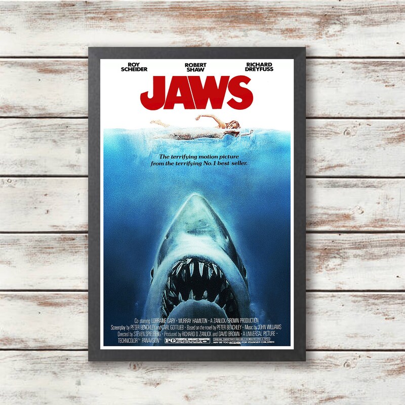 Jaws Poster - Etsy