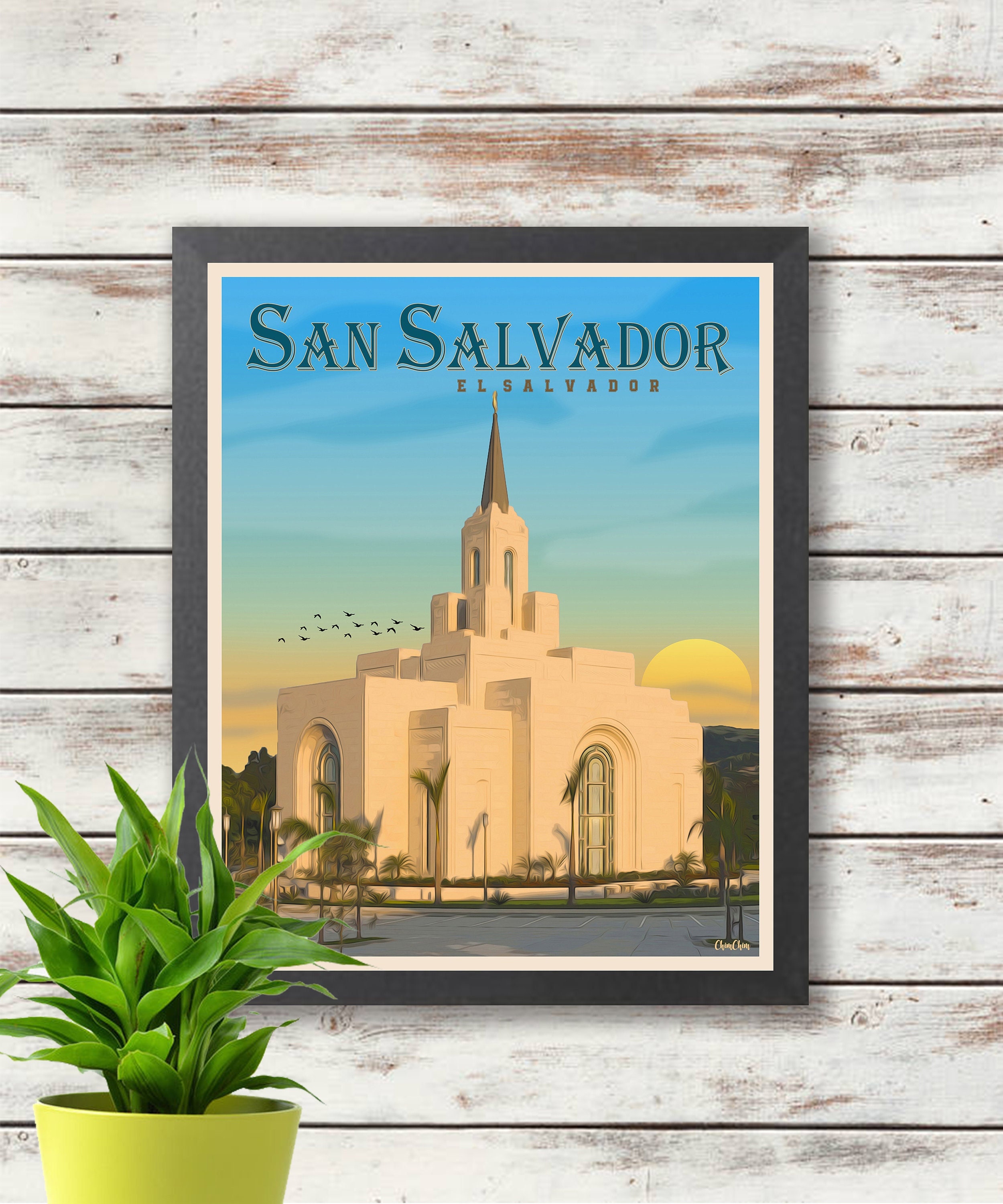 San Salvador El Salvador Travel Poster Digital Download - Etsy