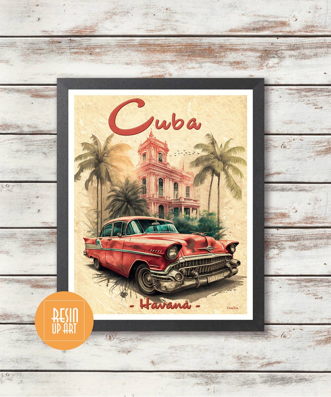 Cuba Travel Poster Cuba Instant Download Cuba Wall Decor - Etsy