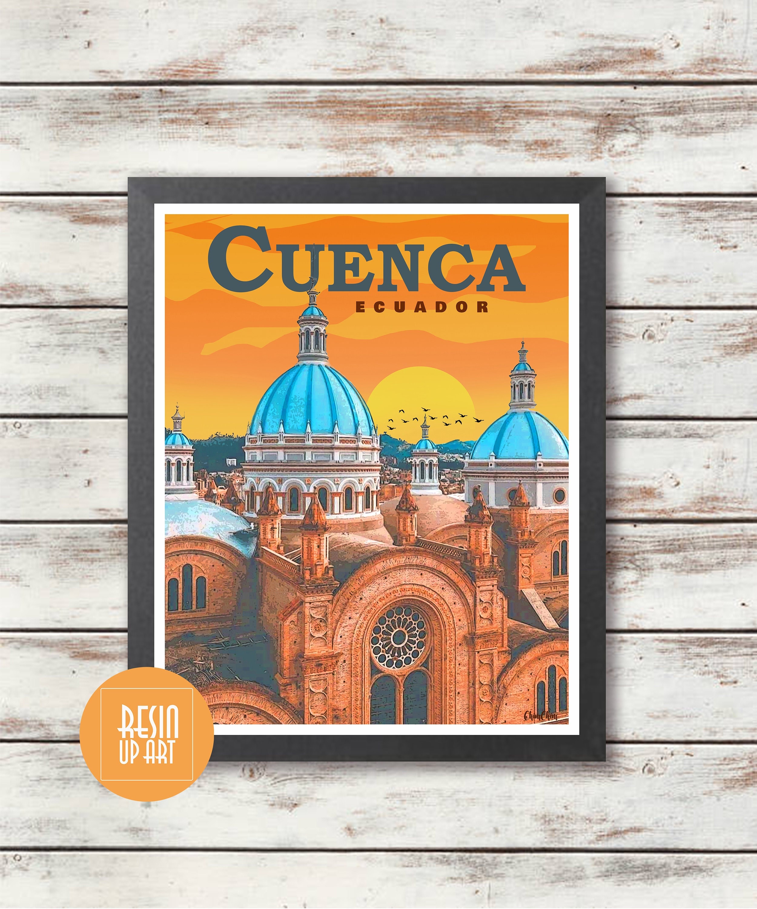 Cuenca - Ecuador Travel Poster - Digital Download Art - Wall Decor ...