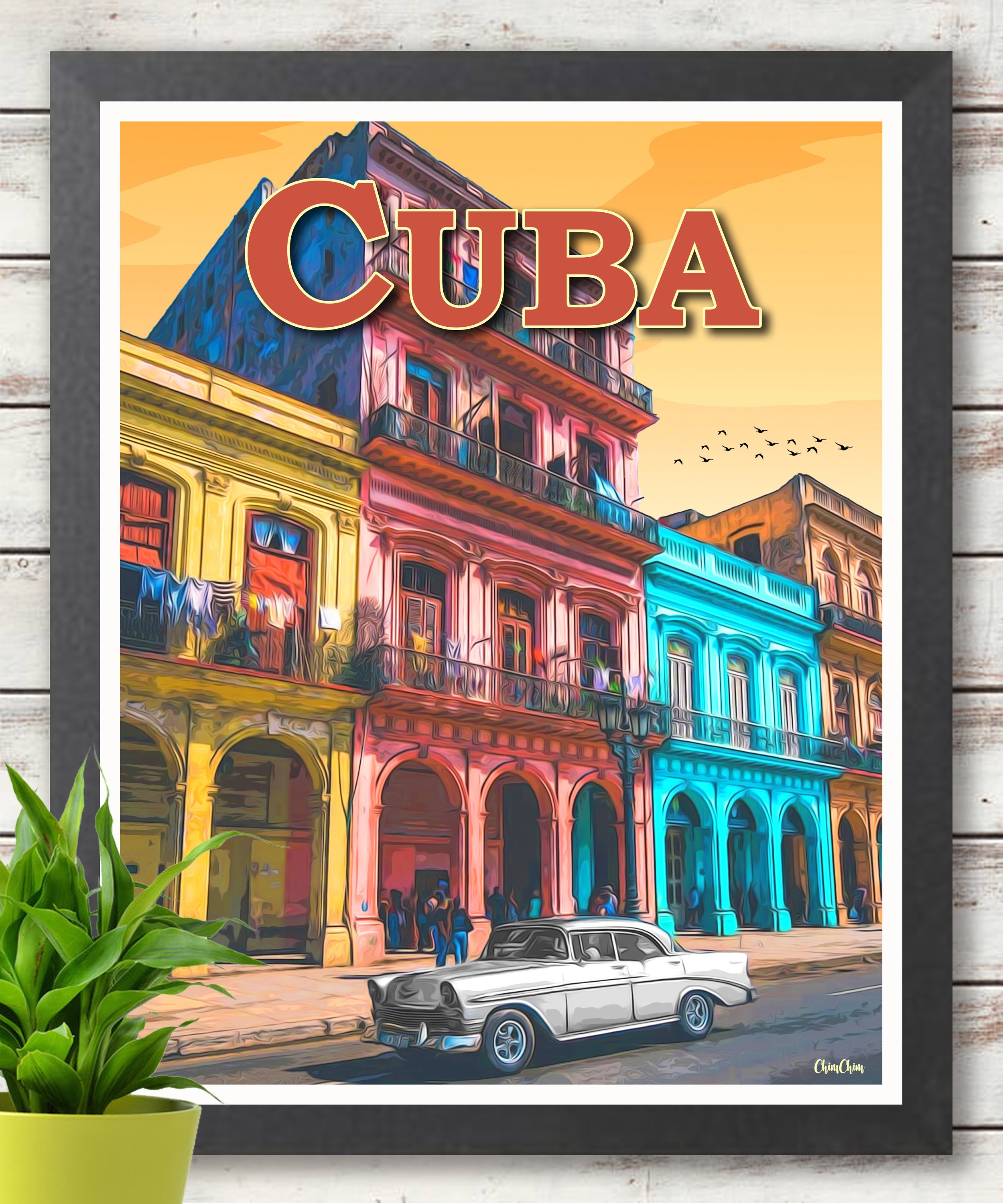 Set of 5 Cuba Travel Posters - Cuba Instant Download - Wall Decor ...