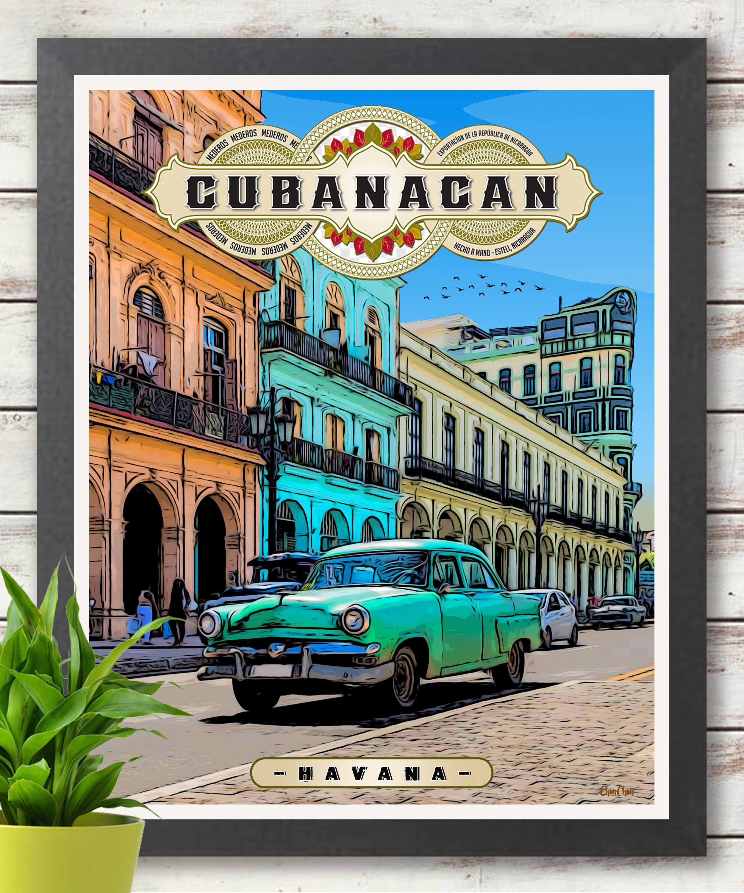 Set of 5 Cuba Travel Posters - Cuba Instant Download - Wall Decor ...