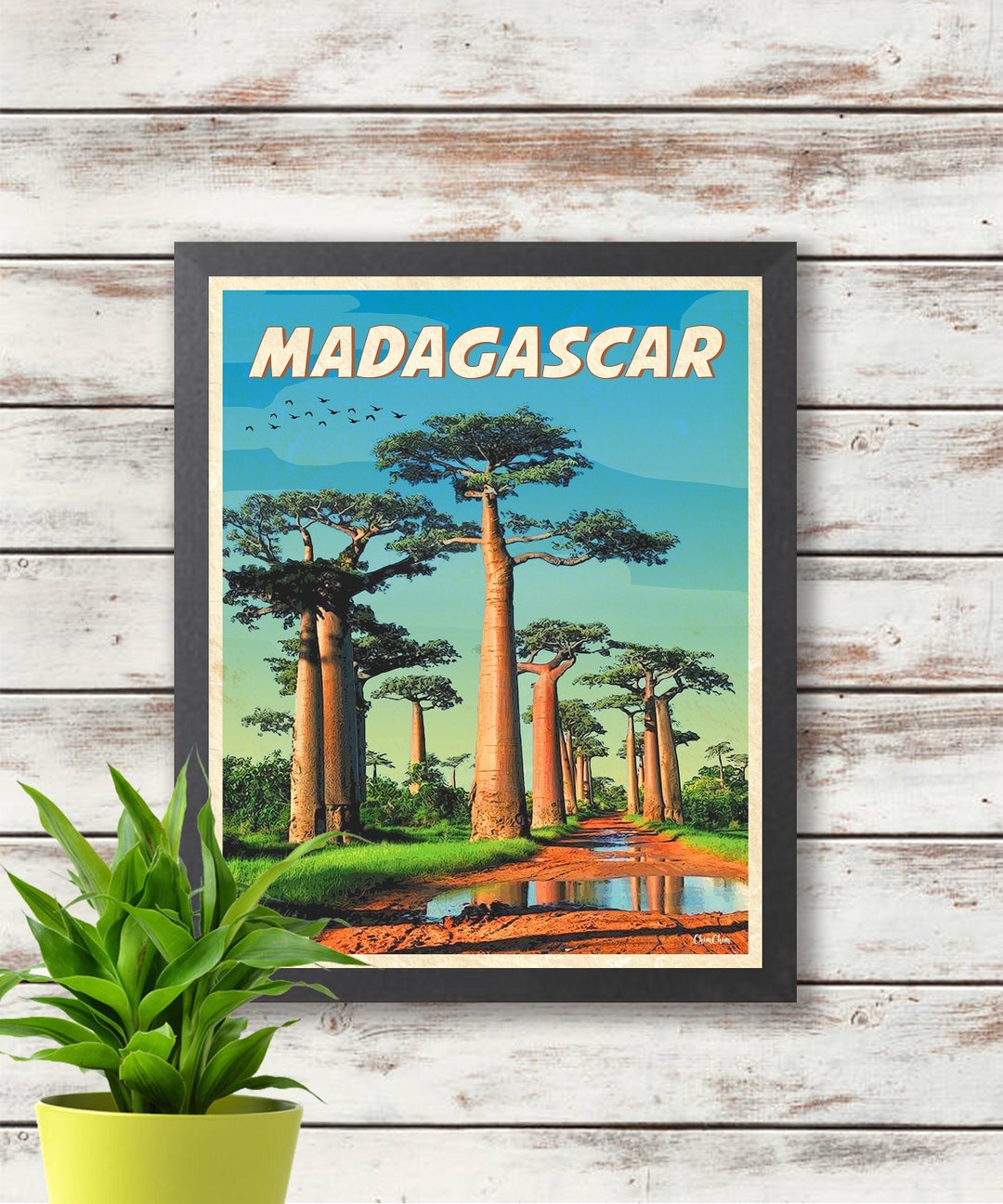 Madagascar Travel Poster Digital Download Art Wall Deco Gift Idea - Etsy