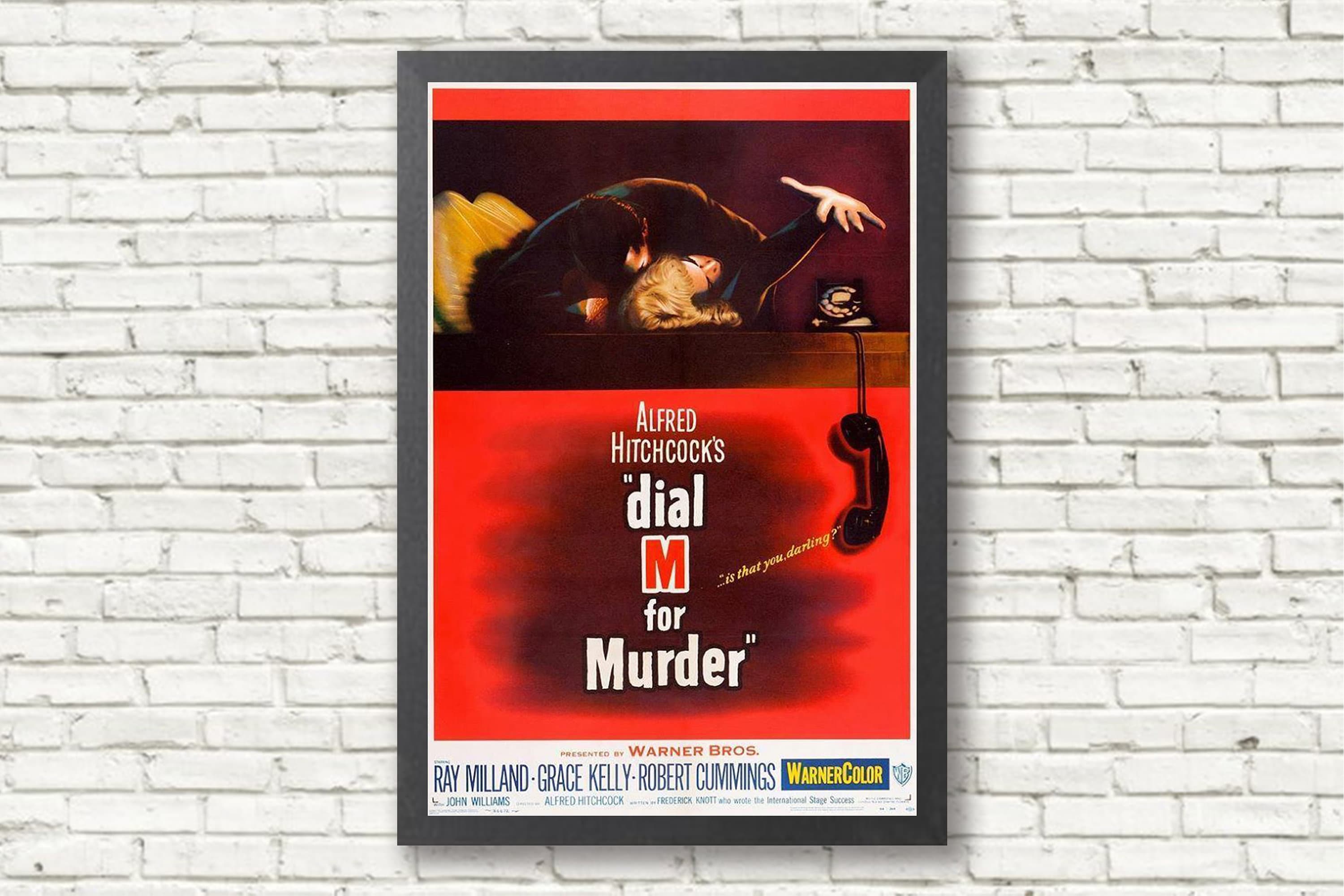 Dial M for Murder 1954 Movie Poster Alfred Hitchcock | Etsy