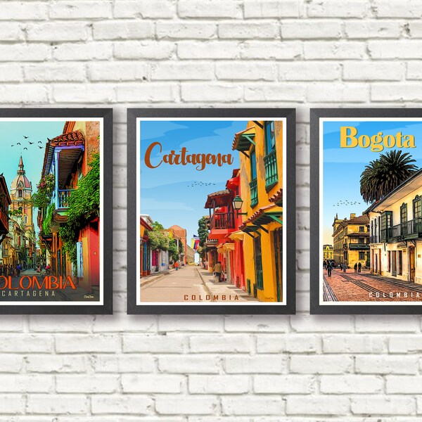 Colombia Poster - Etsy