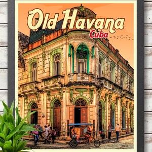 Set of 5 Cuba Travel Posters - Cuba Instant Download - Wall Decor ...