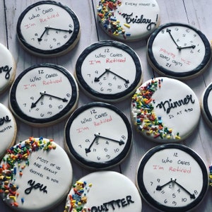Retirement Cookies - Etsy