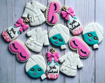Spa Theme Party Cookies - Etsy