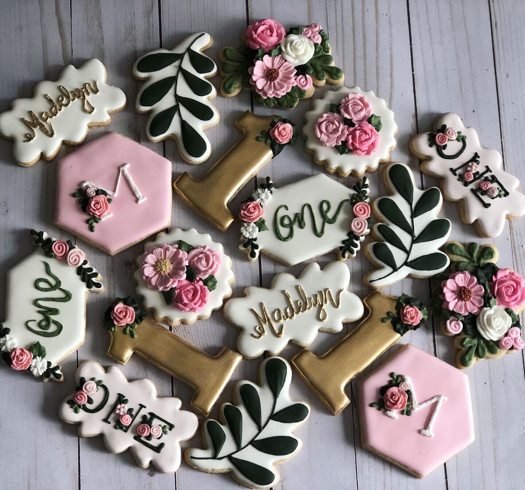One Year Old Theme Set Cookies - Etsy