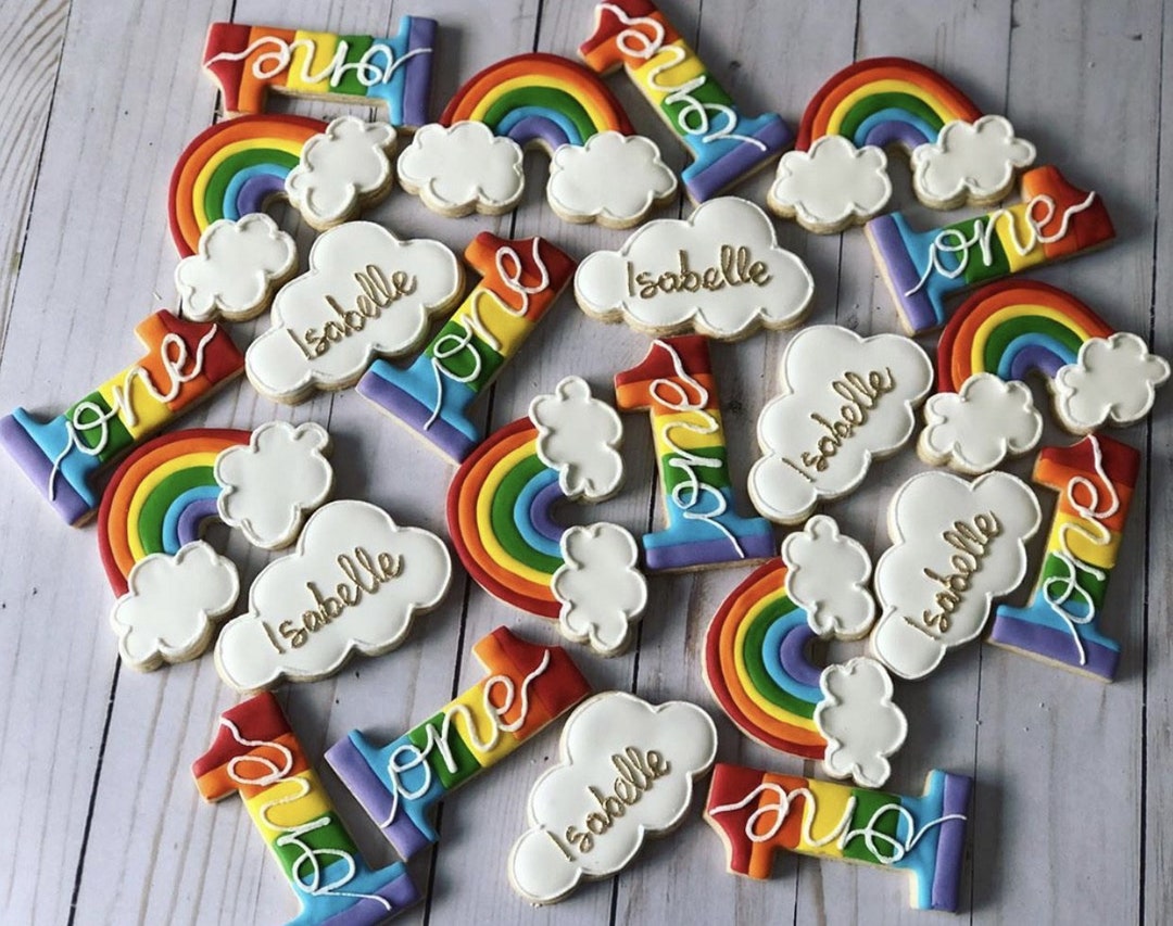 One Year Old Theme Set Cookies - Etsy