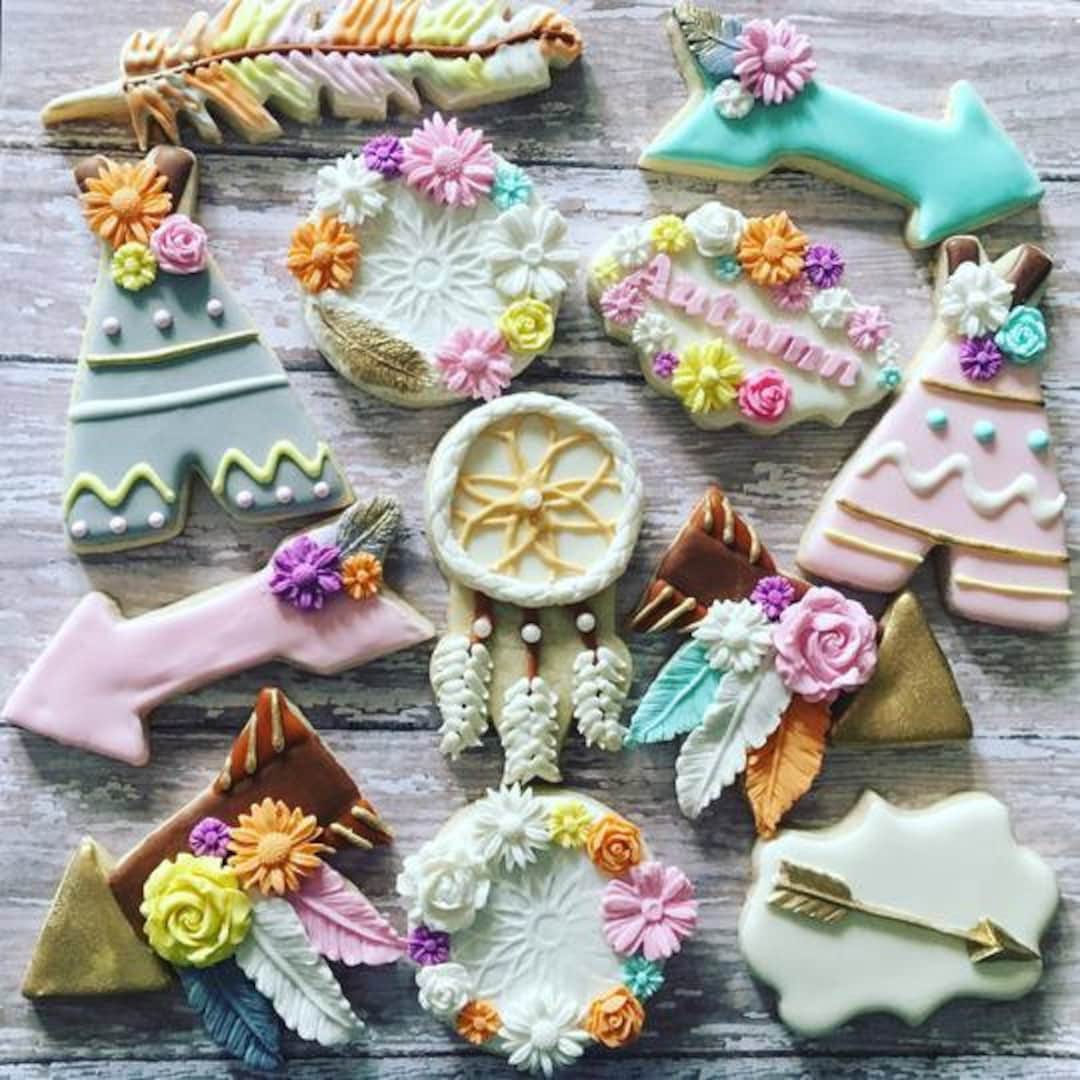 Boho Cookies Set Cookies - Etsy