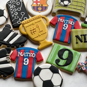 Soccer Theme Cookies - Etsy