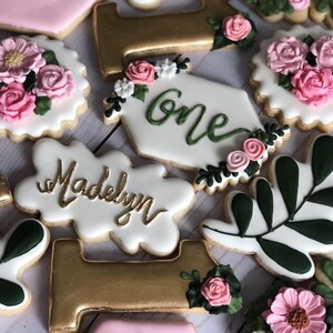 One Year Old Theme Set Cookies - Etsy