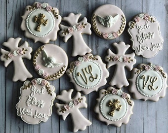 Baptism Cookies - Etsy