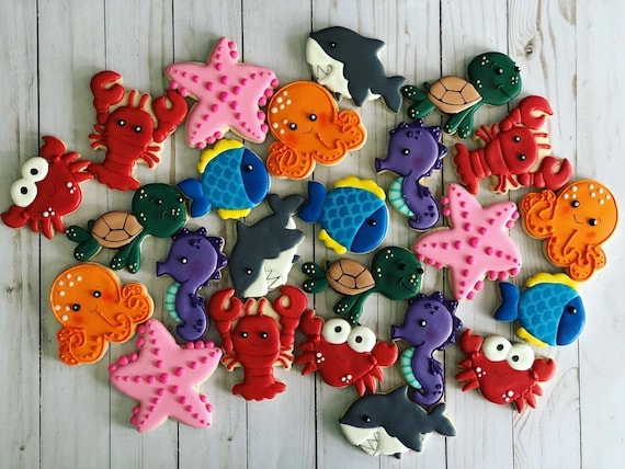 Under the Sea Theme Cookies - Etsy