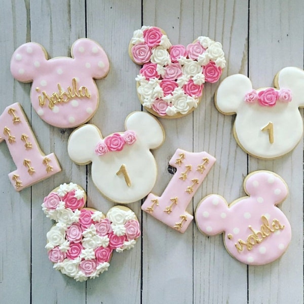 Minnie Mouse Cookies - Etsy