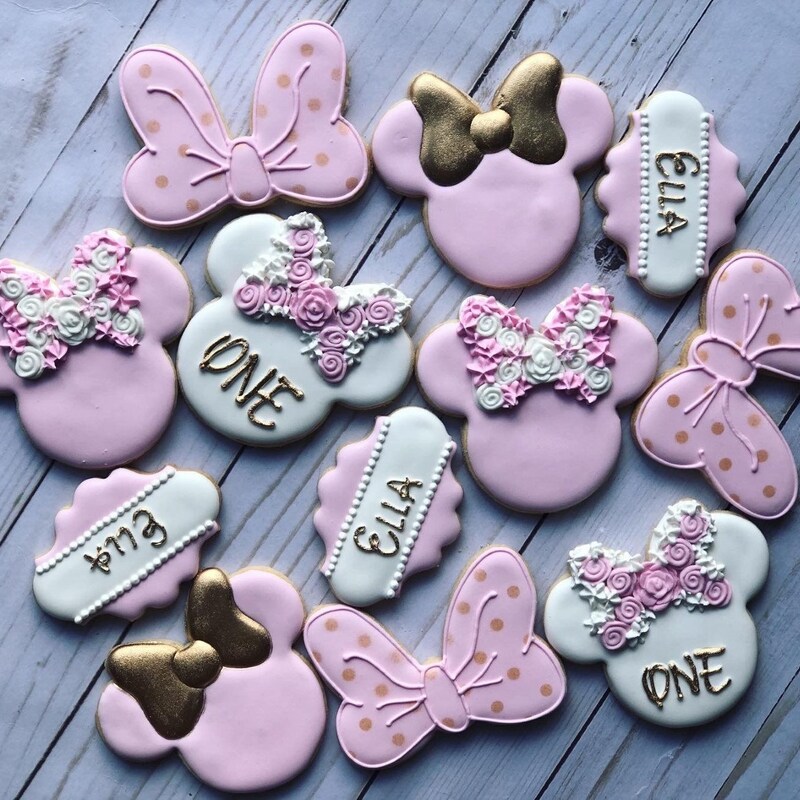 Minnie Mouse Cookie - Etsy