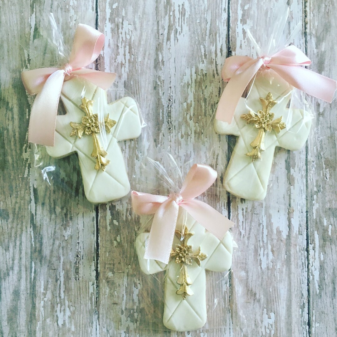 Crosses Cookies / Communion Cookies - Etsy
