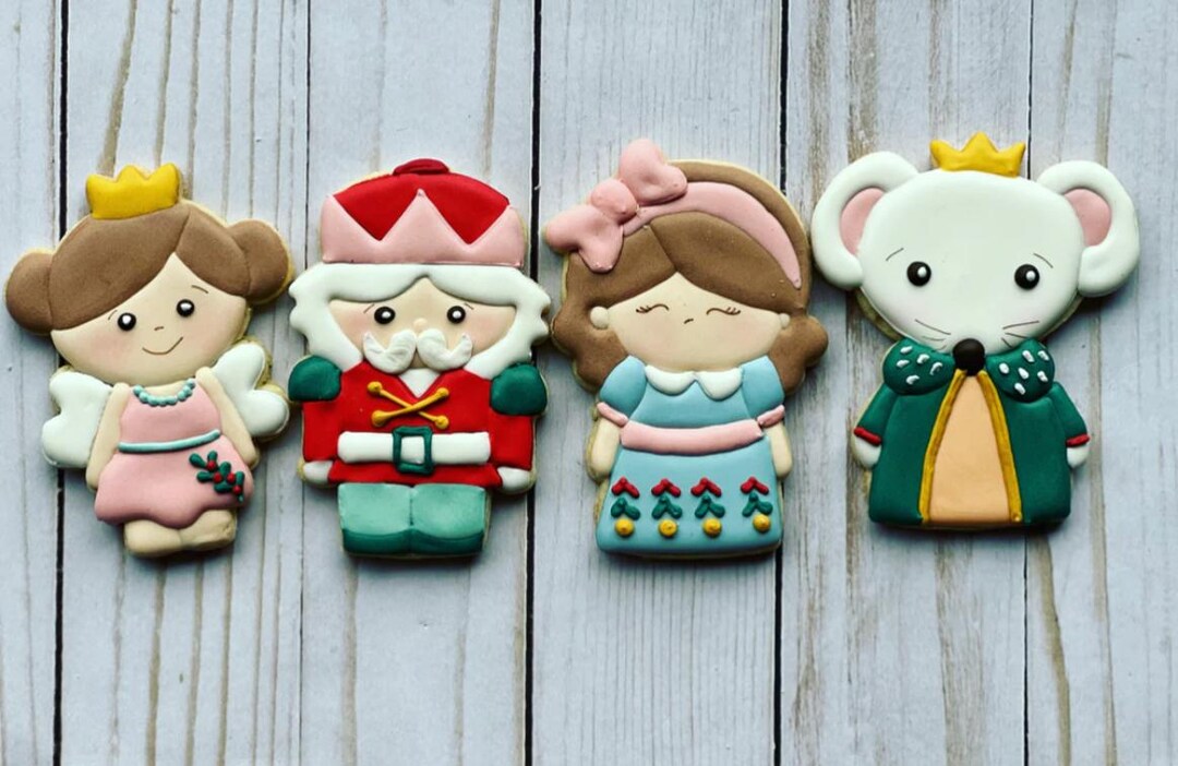 Nutcracker Theme Cookies / Christmas Gift Set Cookies- 4 COOKIES - Etsy