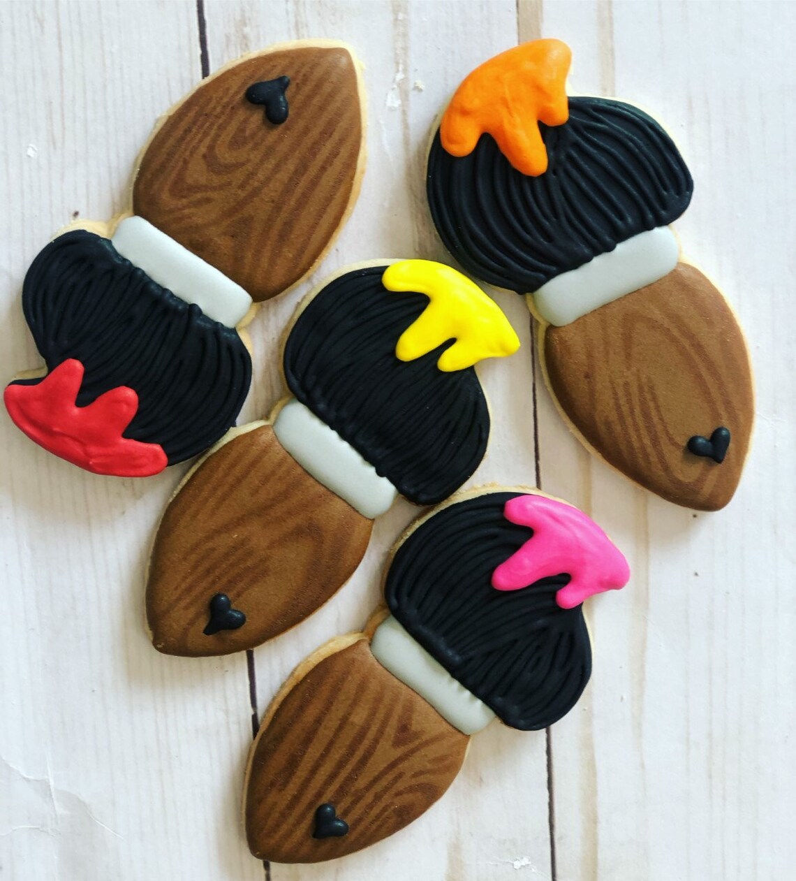 Paint Theme Set Cookies | Etsy