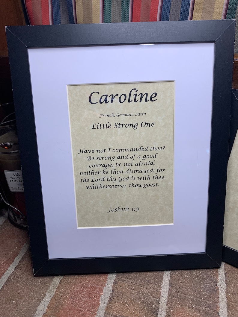 Caroline - Name, Origin, With or Without King James Version Bible Verse ...