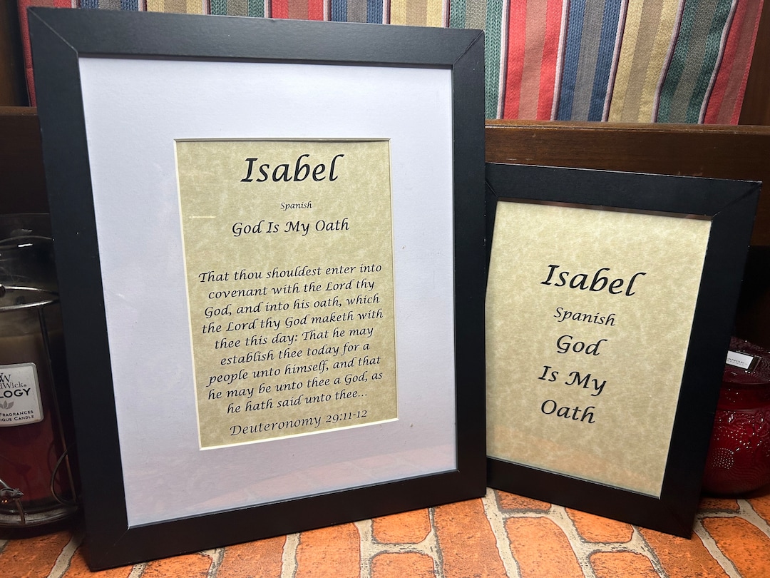 Isabel - Name, Origin, With or Without King James Version Bible Verse ...