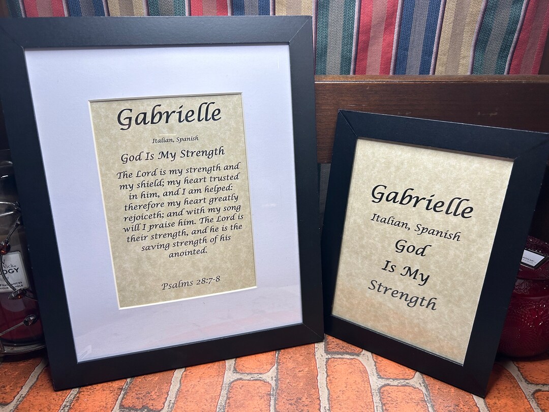 Gabrielle - Name, Origin, With or Without King James Version Bible ...