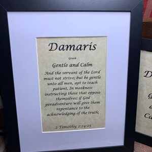 Damaris - Name, Origin, With or Without King James Version Bible Verse ...