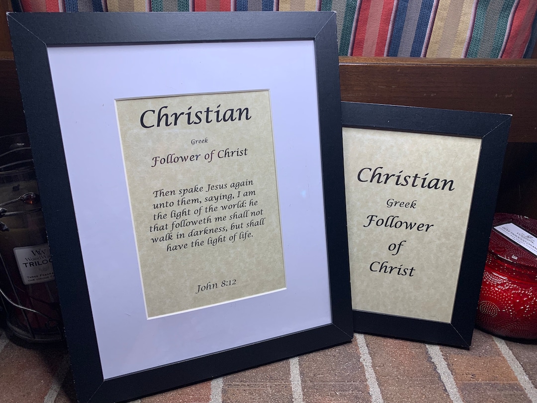 Christian - Name, Origin, With or Without King James Version Bible ...