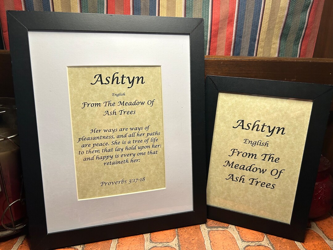 Ashtyn - Name, Origin, With or Without King James Version Bible Verse ...
