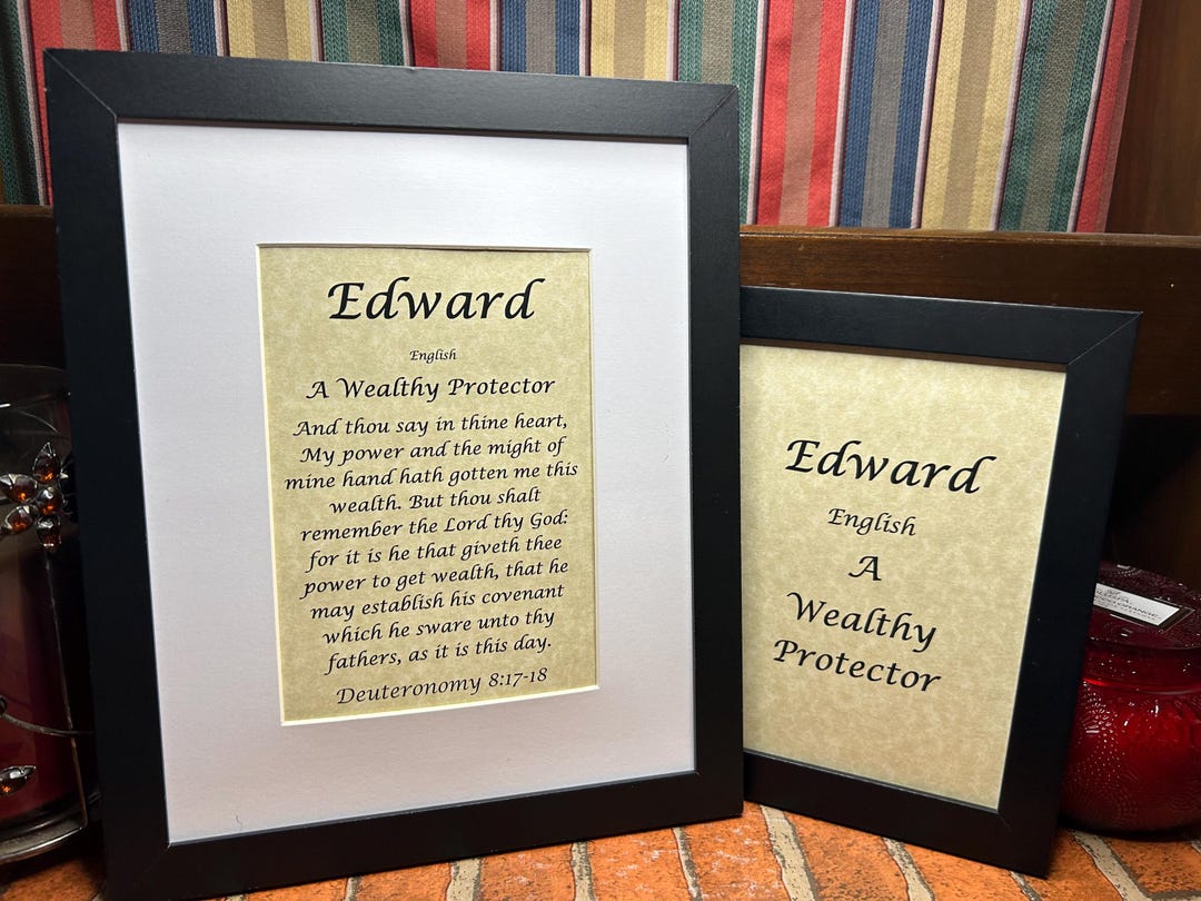 Edward - Name, Origin, With or Without King James Version Bible Verse ...
