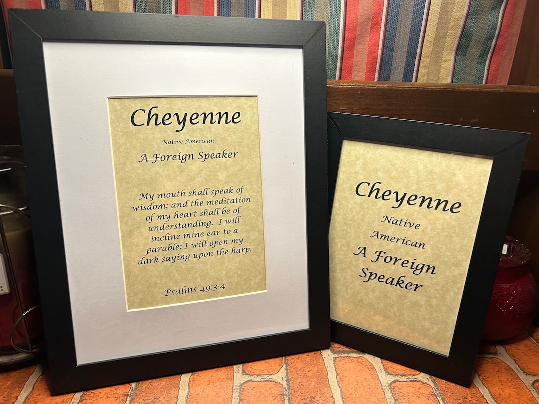 Cheyenne - Name, Origin, With or Without King James Version Bible Verse ...
