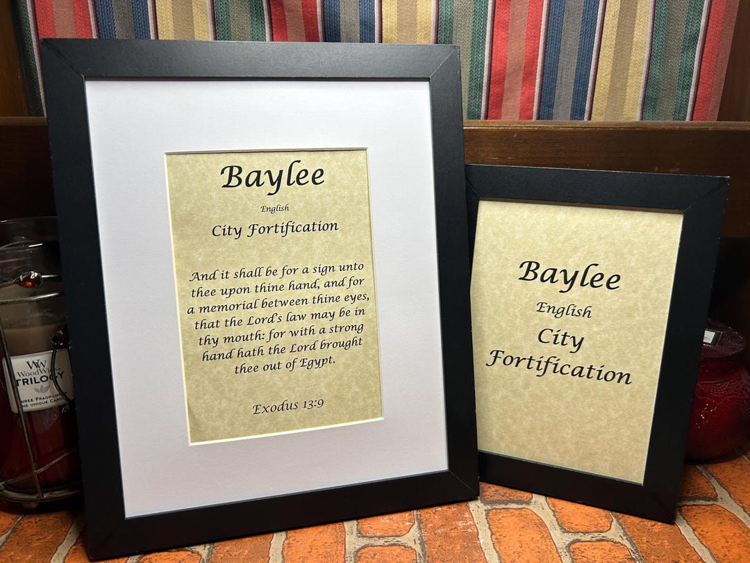 Baylee - Name, Origin, With or Without King James Version Bible Verse ...