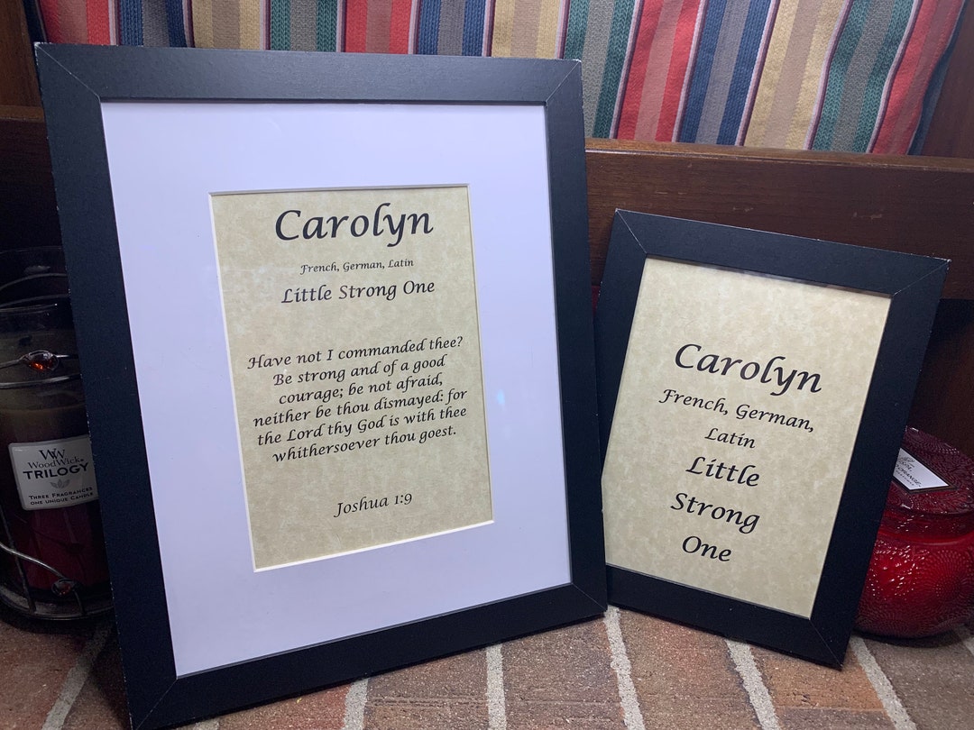 Carolyn - Name, Origin, With or Without King James Version Bible Verse ...
