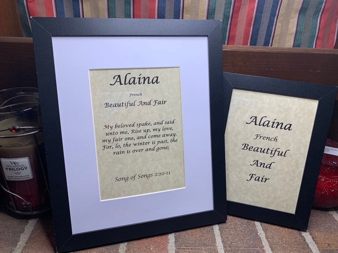 Alaina - Name, Origin, With or Without King James Version Bible Verse ...
