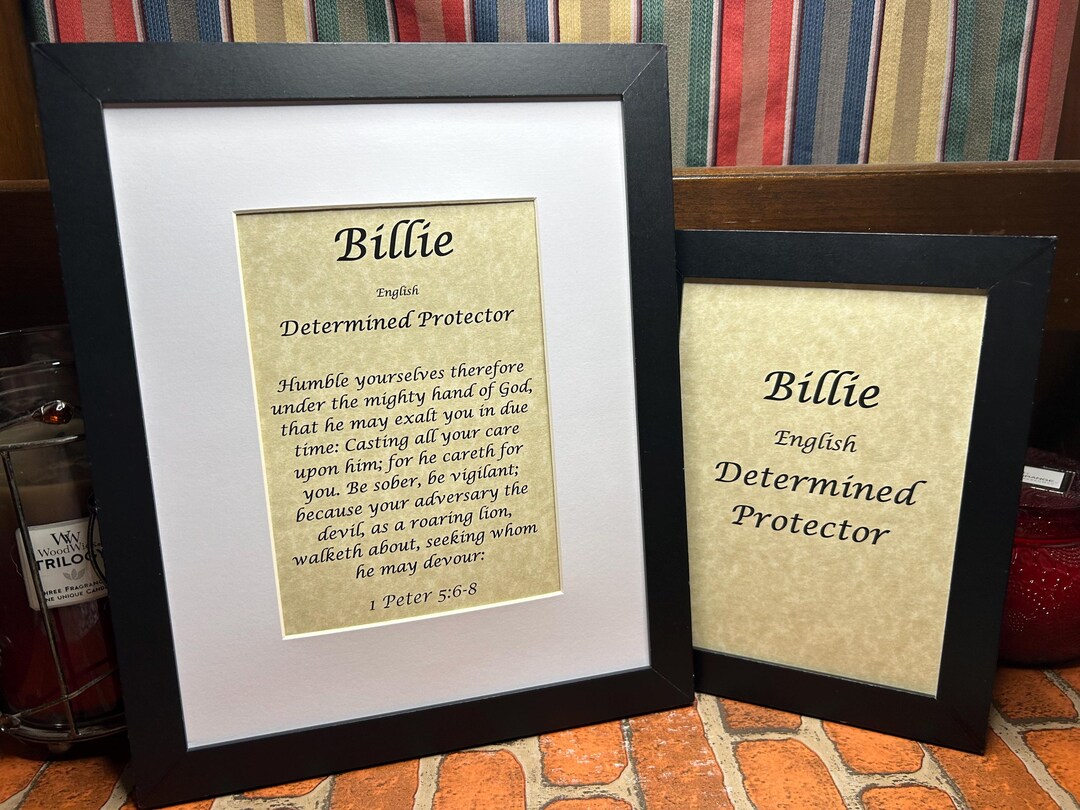 Billie - Name, Origin, With or Without King James Version Bible Verse ...
