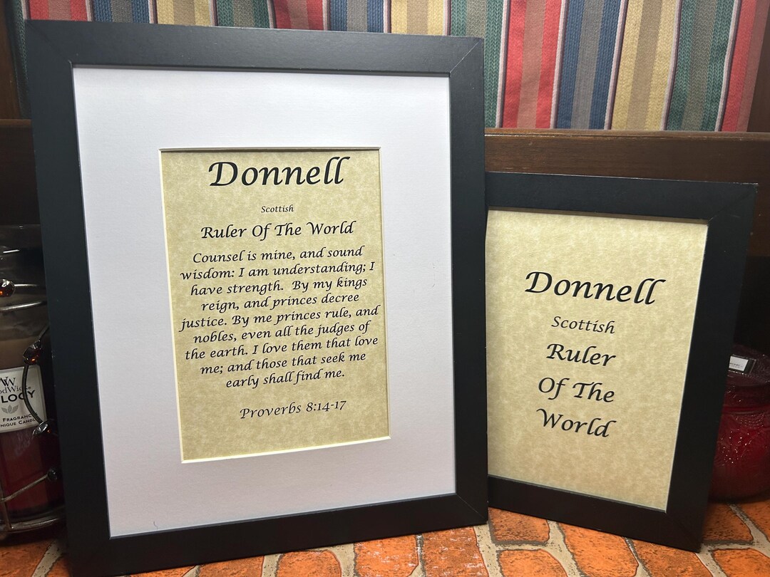 Donnell - Name, Origin, With or Without King James Version Bible Verse ...