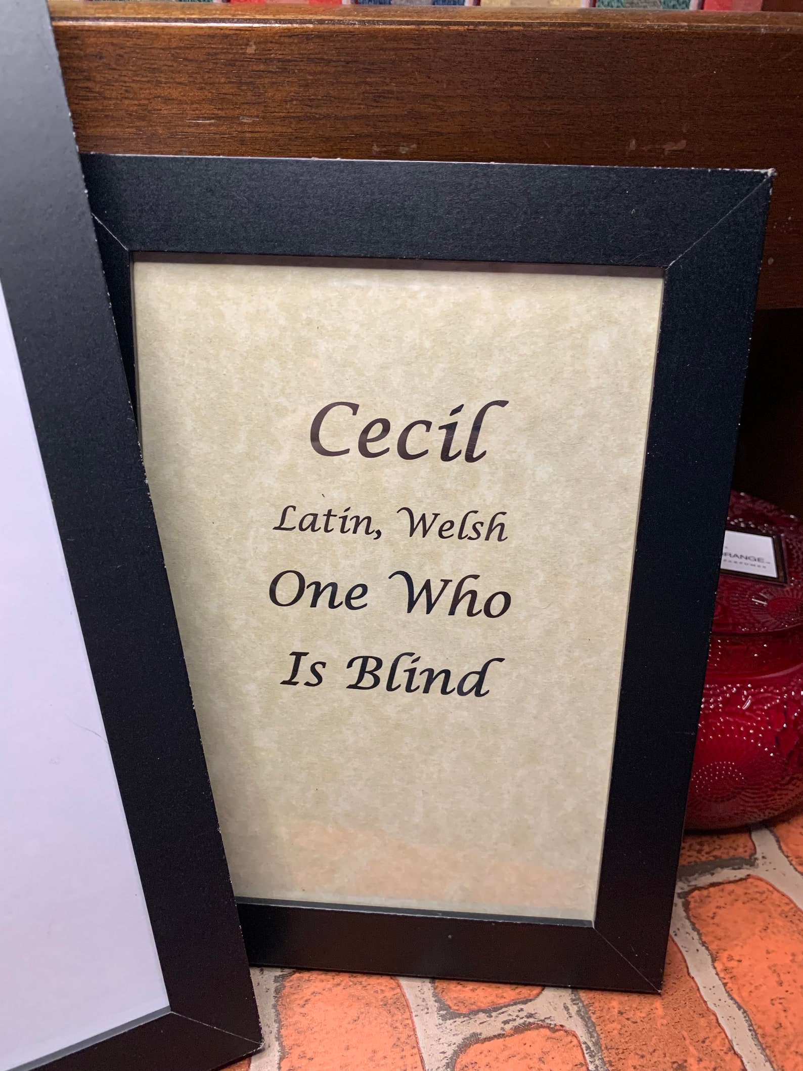 Cecil - Name, Origin, With or Without King James Version Bible Verse - Etsy