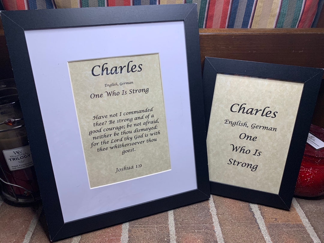 Charles - Name, Origin, With or Without King James Version Bible Verse ...