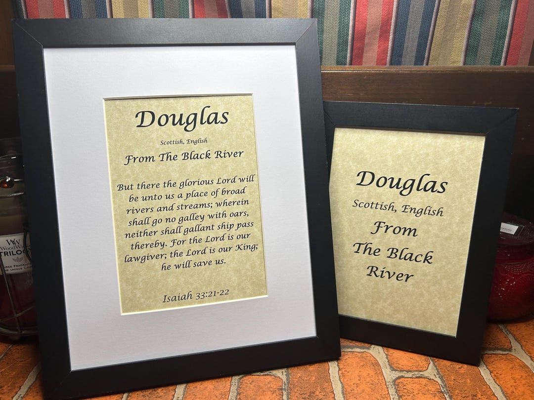 Douglas - Name, Origin, With or Without King James Version Bible Verse ...