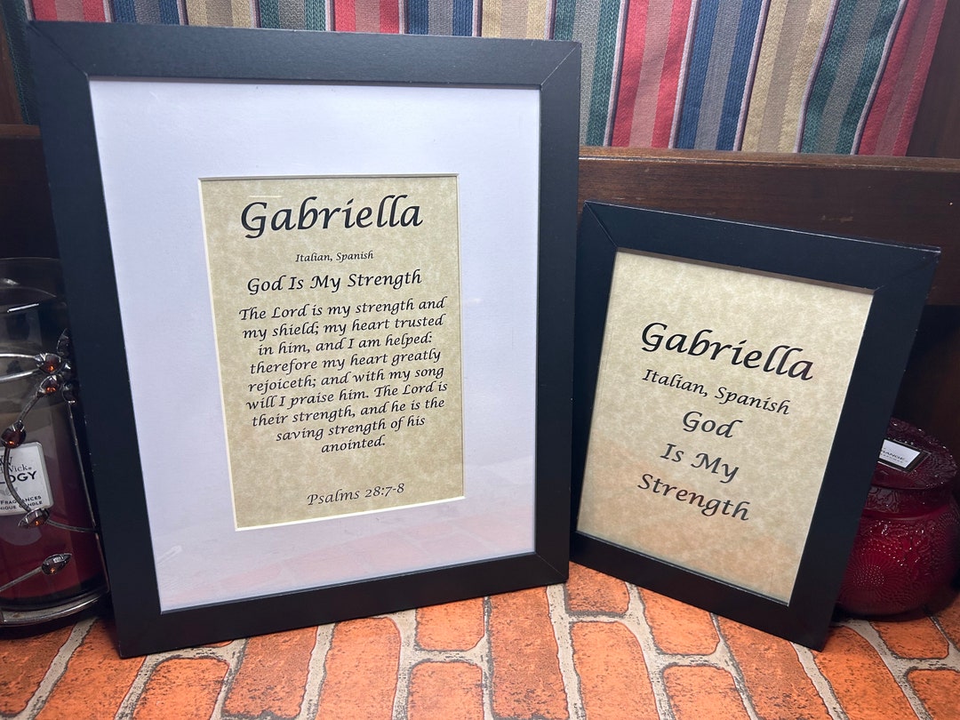 Gabriella - Name, Origin, With or Without King James Version Bible ...