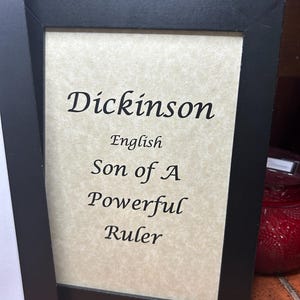 Dickinson - Name, Origin, With or Without King James Version Bible ...