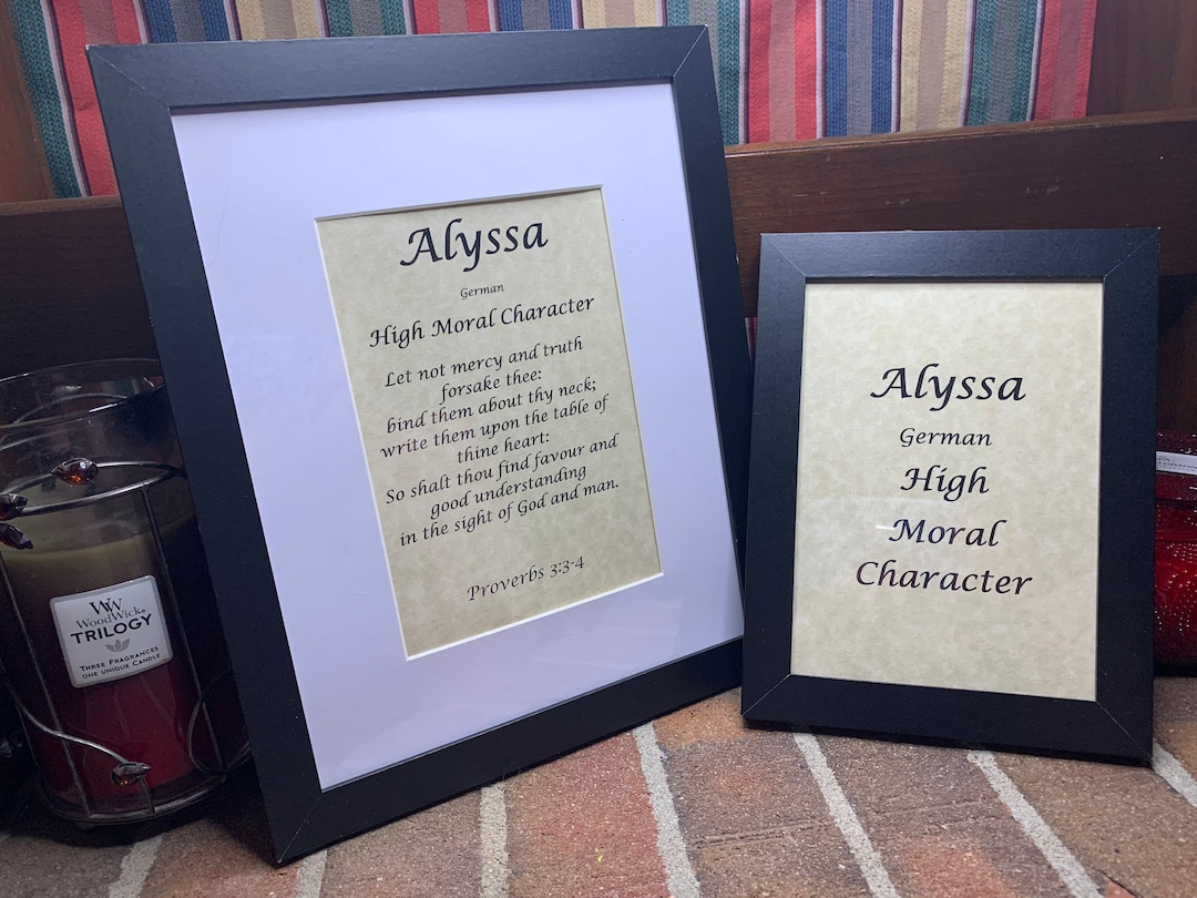 Alyssa - Name, Origin, With or Without King James Version Bible Verse ...