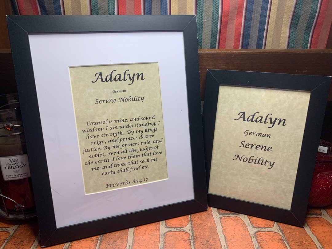 Adalyn - Name, Origin, With or Without King James Version Bible Verse ...