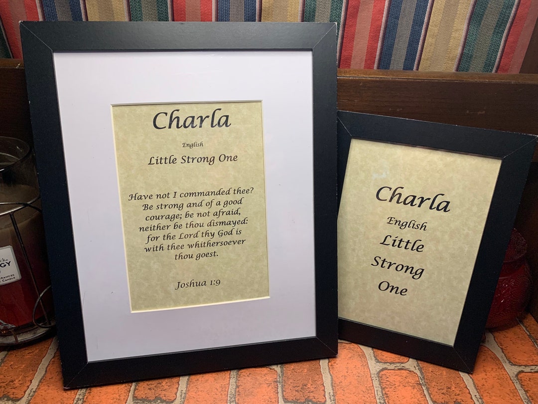 Charla - Name, Origin, With or Without King James Version Bible Verse ...
