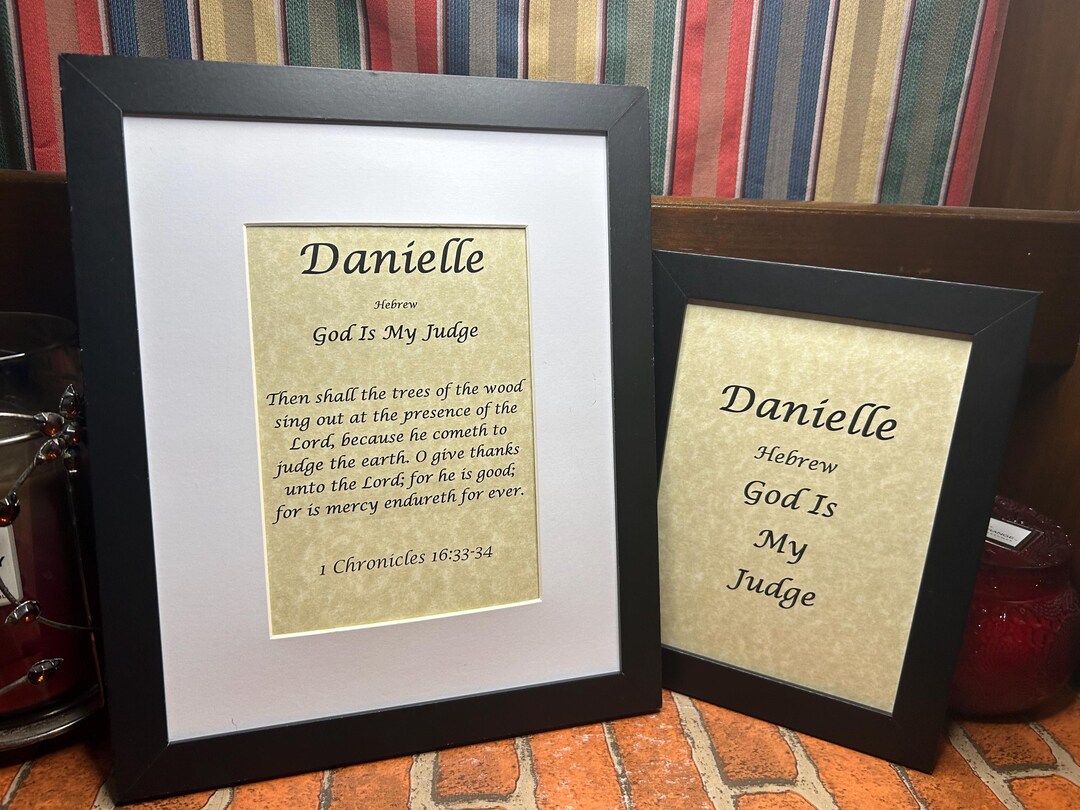 Danielle - Name, Origin, With or Without King James Version Bible Verse ...