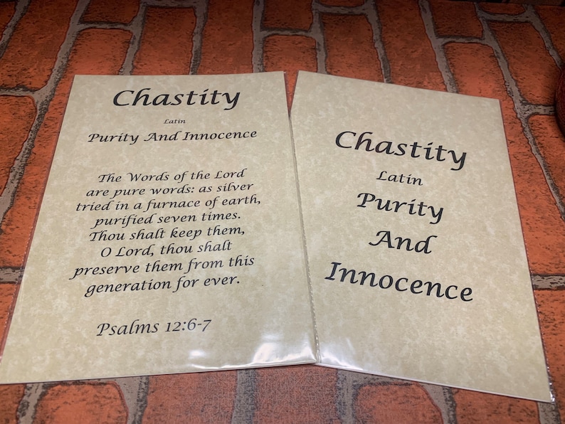Chastity Name, Origin, With or Without King James Version Bible Verse ...