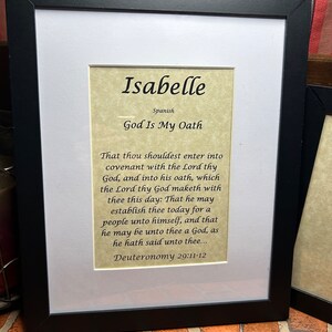 Isabelle - Name, Origin, With or Without King James Version Bible Verse ...