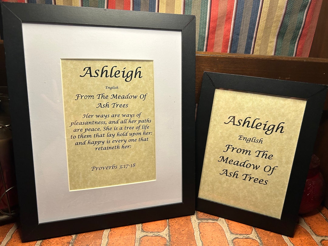 Ashleigh - Name, Origin, With or Without King James Version Bible Verse ...