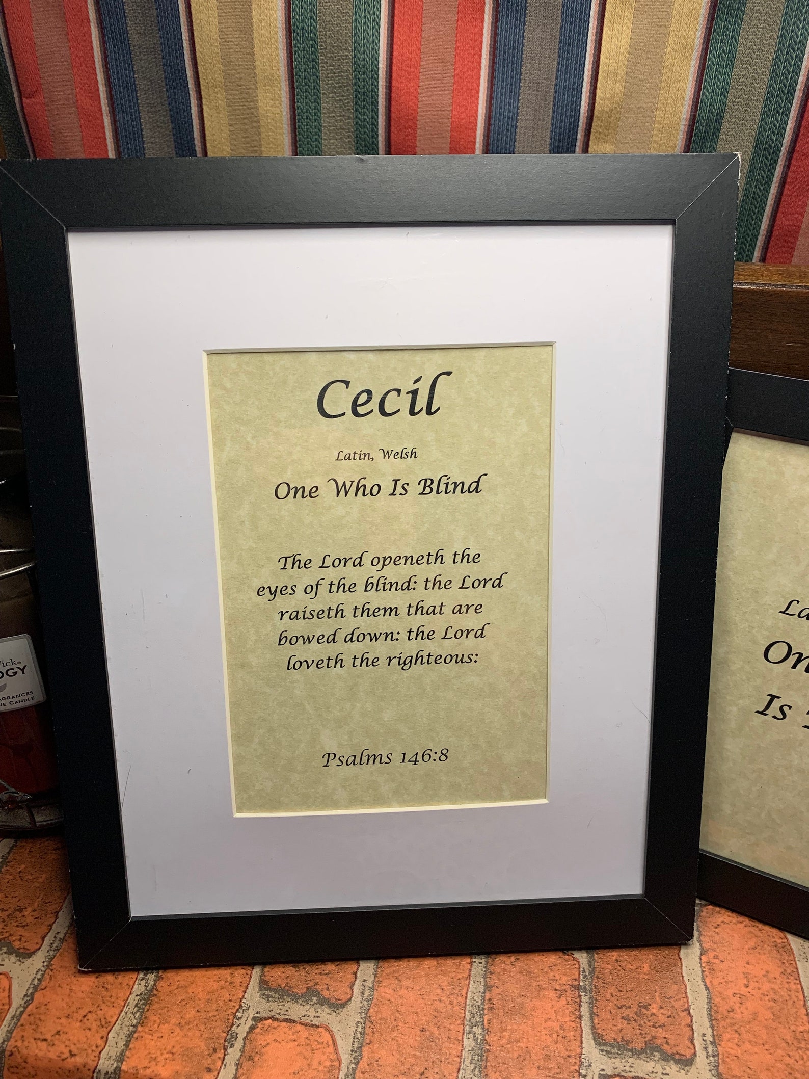 Cecil - Name, Origin, With or Without King James Version Bible Verse - Etsy